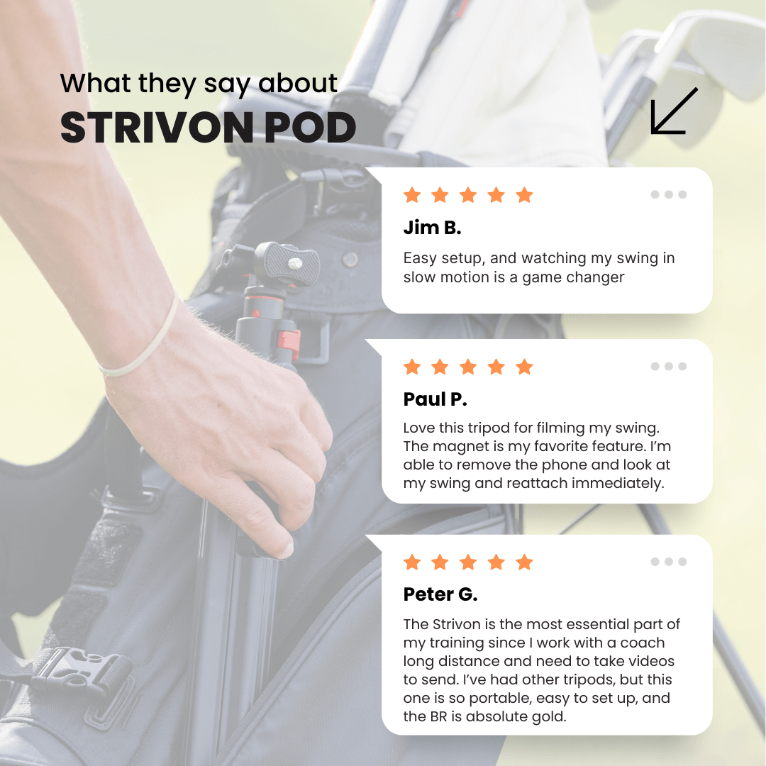 STRIVON POD - THE SMARTEST WAY TO FILM YOUR GOLF SWING – Strivon Golf ...